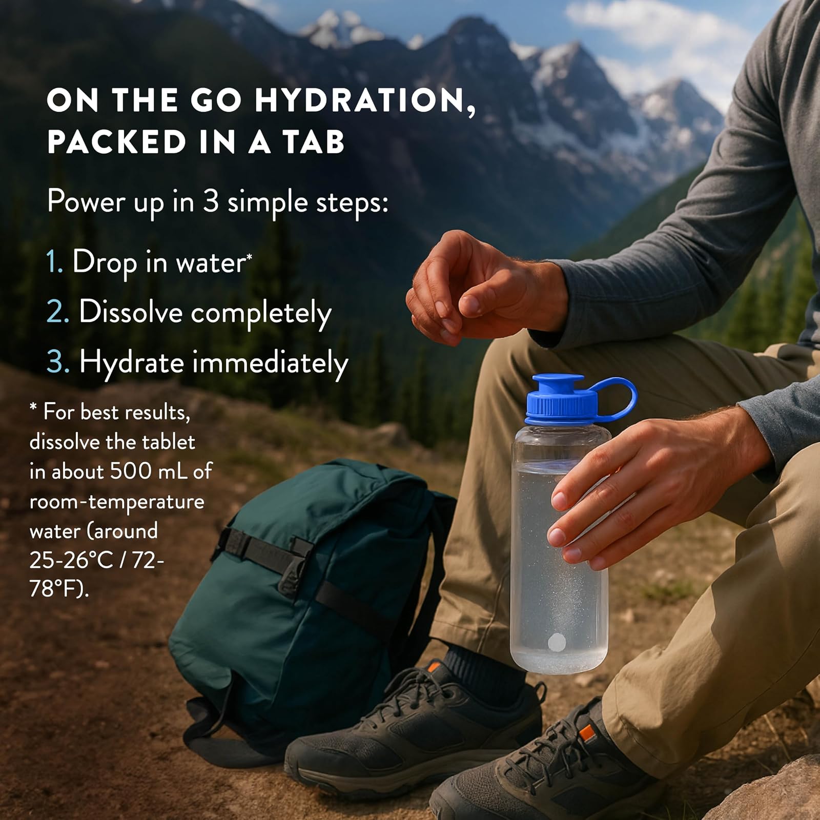 Boost energy with hydrogen tablets