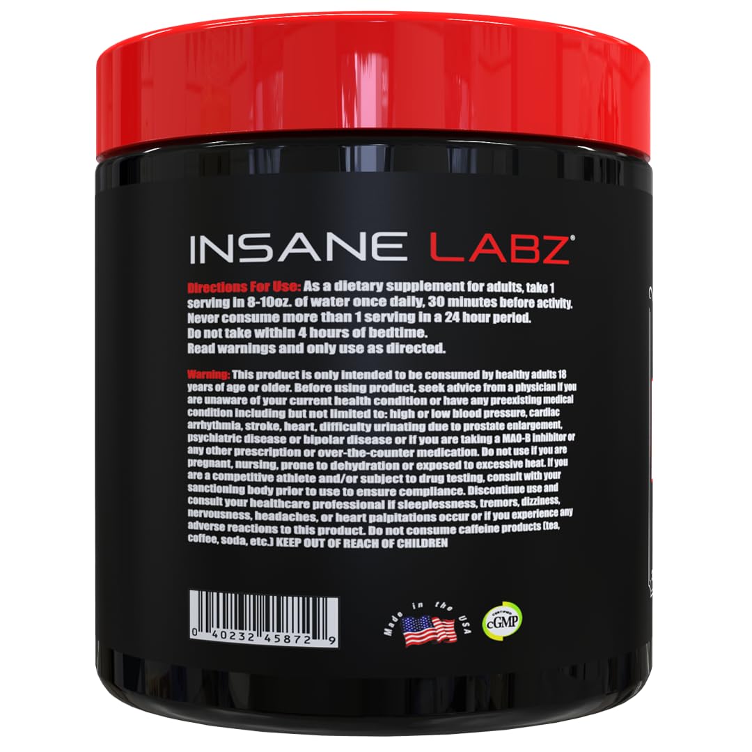 Boost energy with Insane Labz Beta Alanine