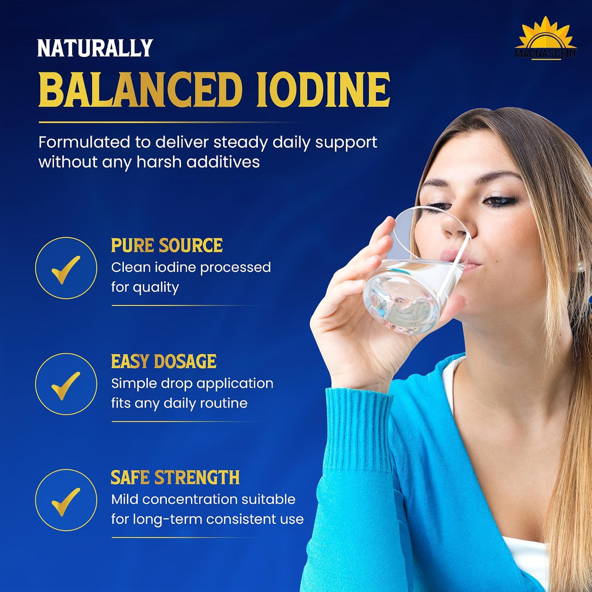 Boost energy with iodine drops