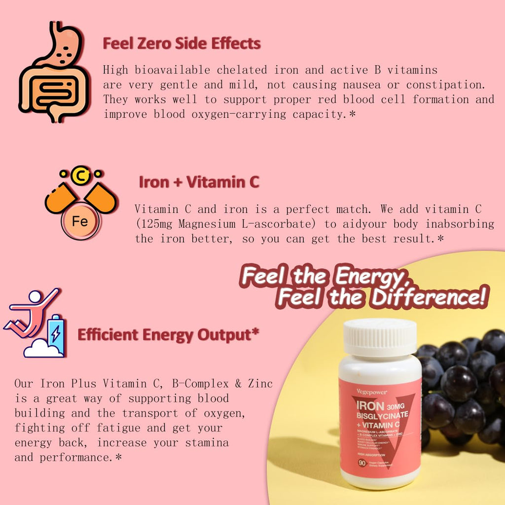 boost energy with iron bisglycinate
