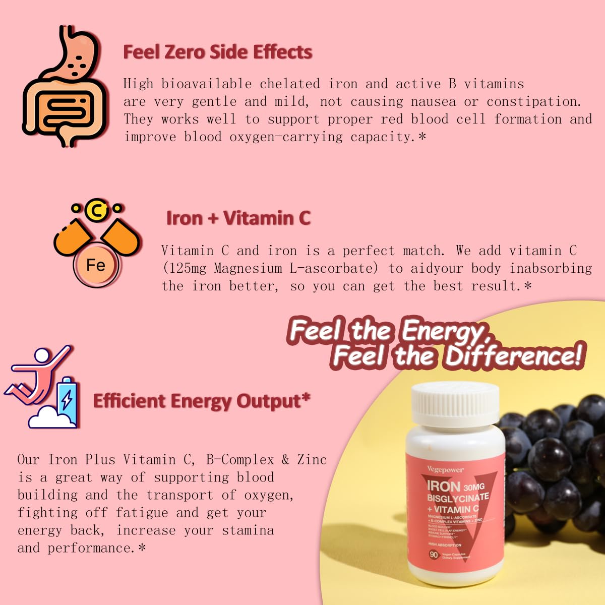 boost energy with iron bisglycinate