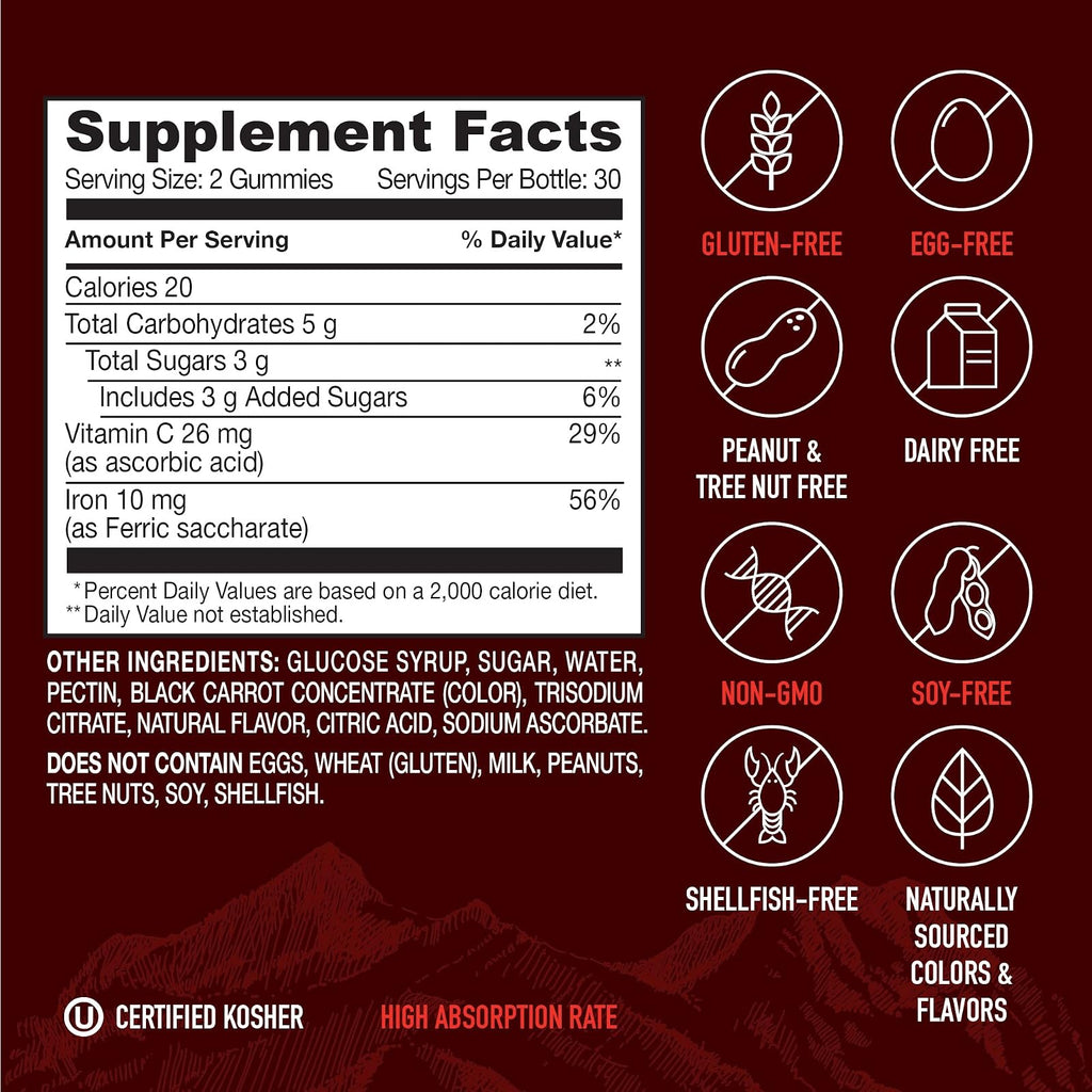 boost energy with iron gummies