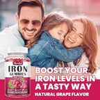 boost energy with iron gummies
