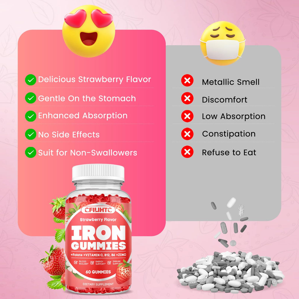 boost energy with iron gummies