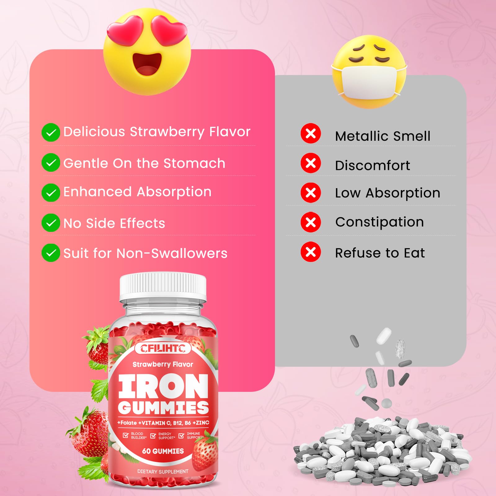 boost energy with iron gummies