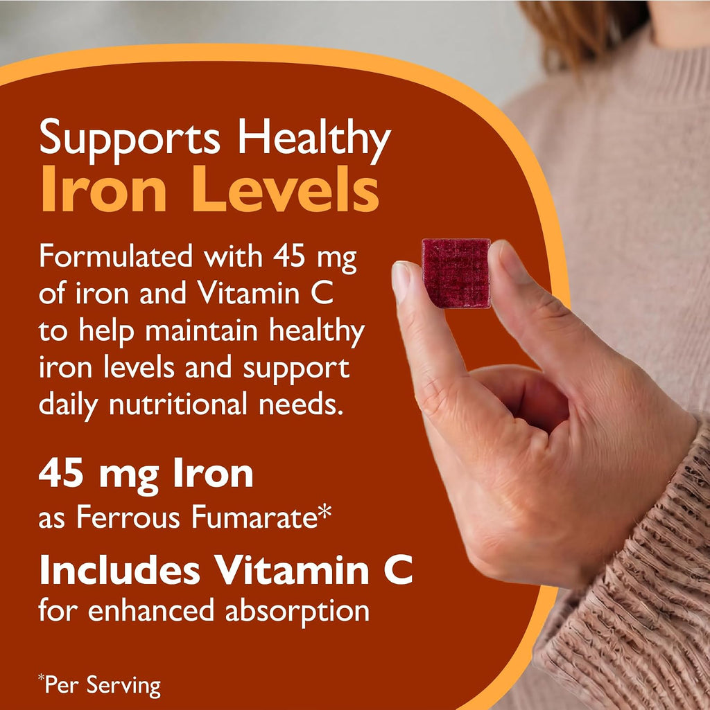 boost energy with iron soft chews