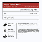 boost energy with iron supplement
