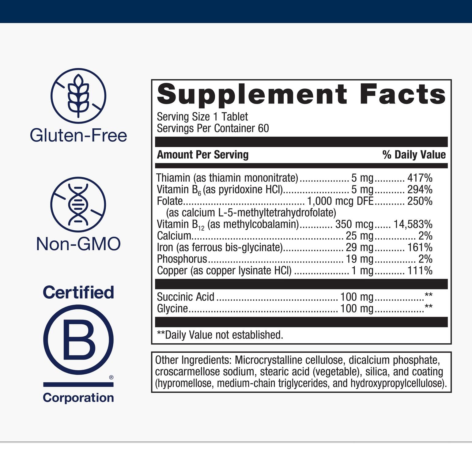 Boost energy with iron supplement