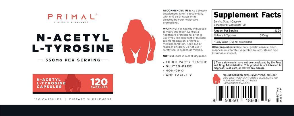 boost energy with l-tyrosine