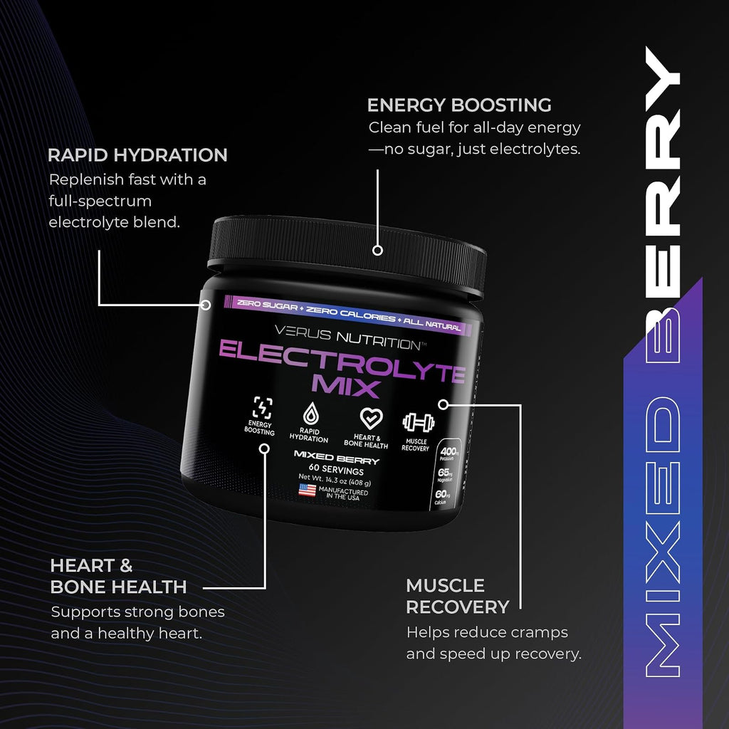 boost energy with mixed berry electrolytes