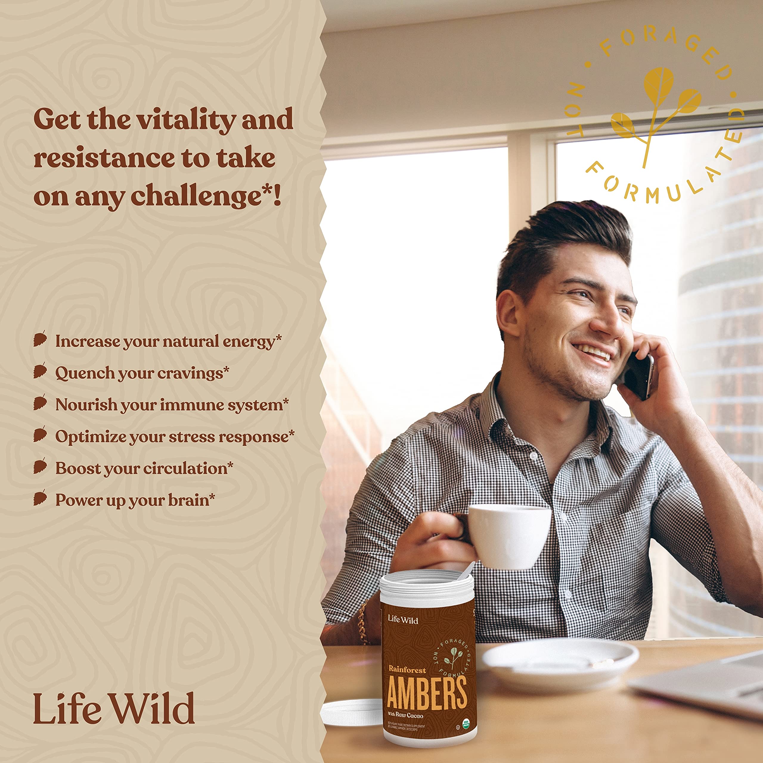 boost energy with mushroom powder