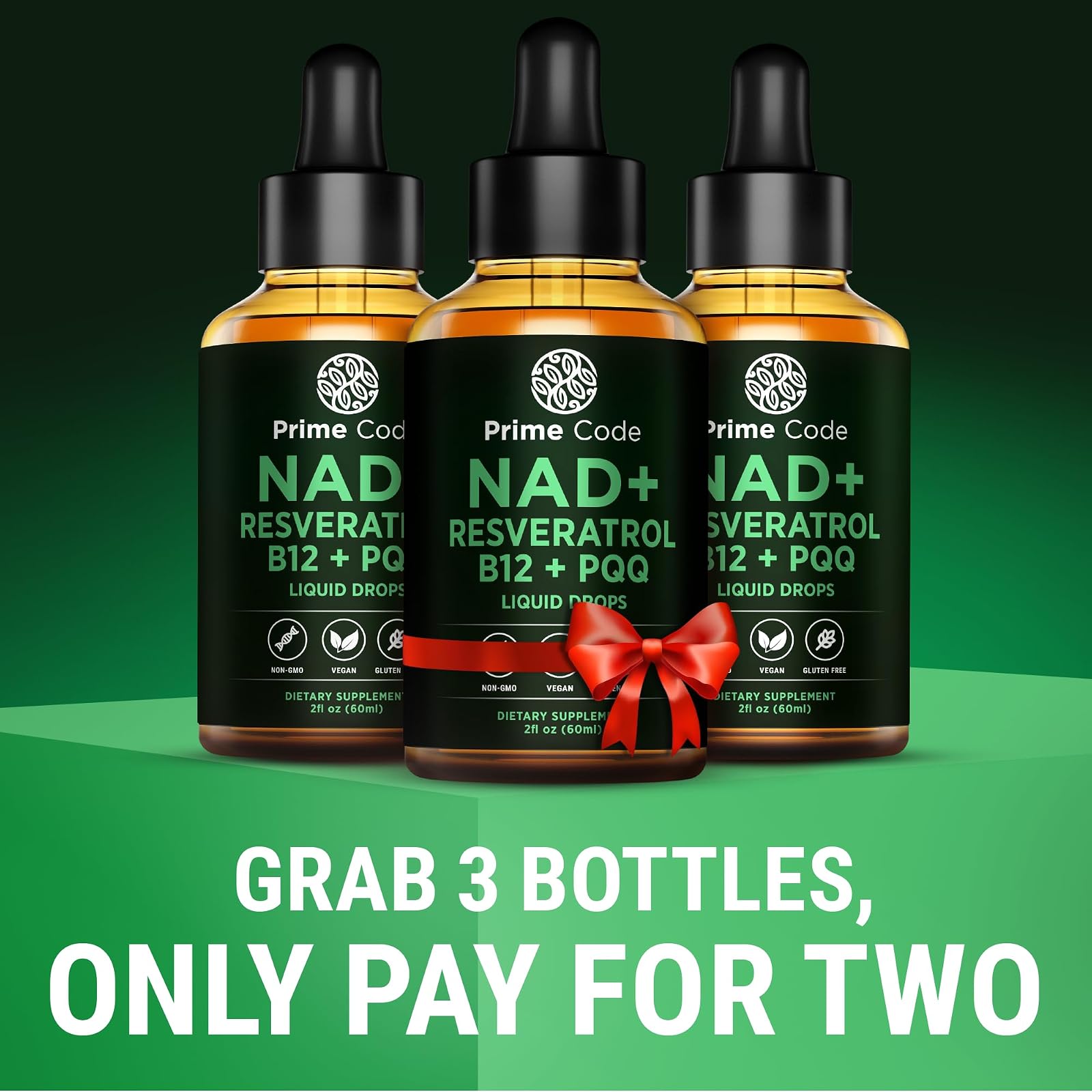 Boost energy with NAD+ drops