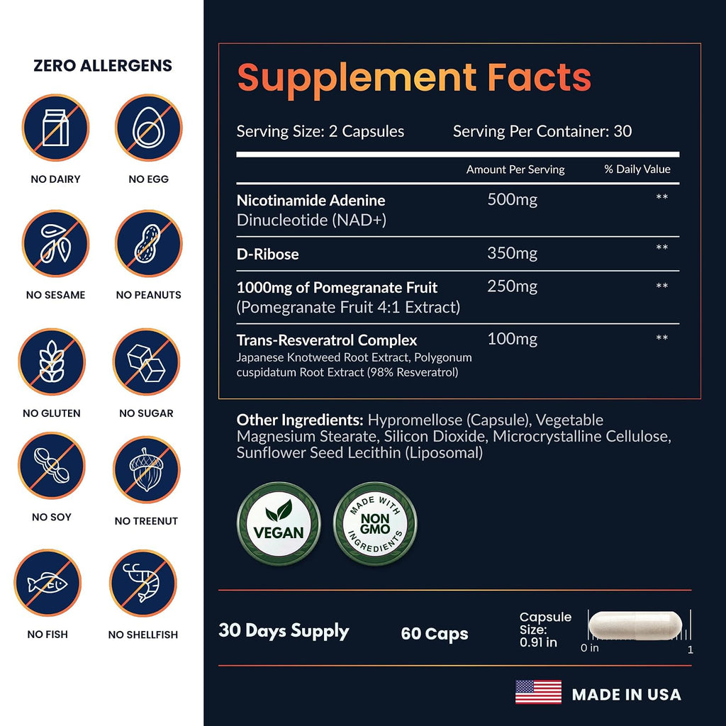 boost energy with NAD resveratrol