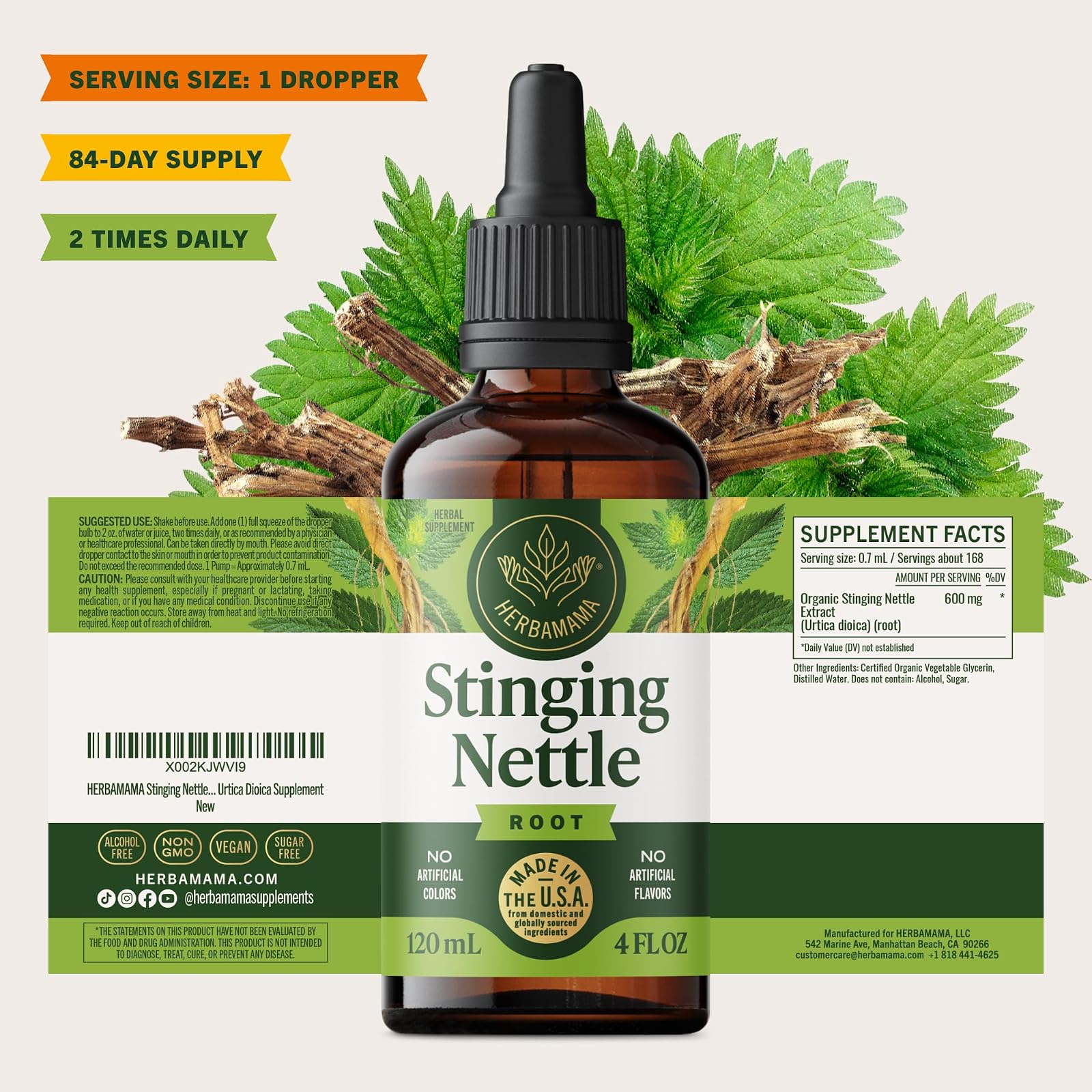 boost energy with nettle root supplement