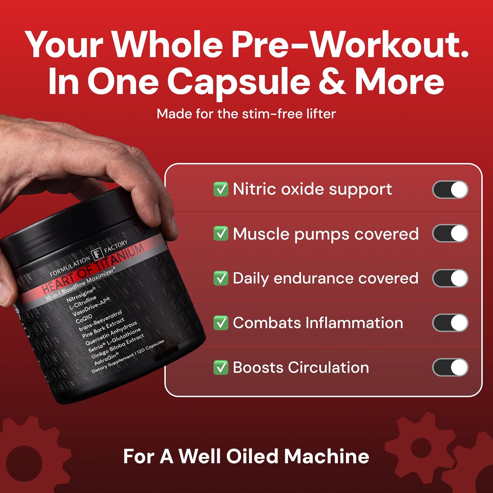 boost energy with nitric oxide capsules
