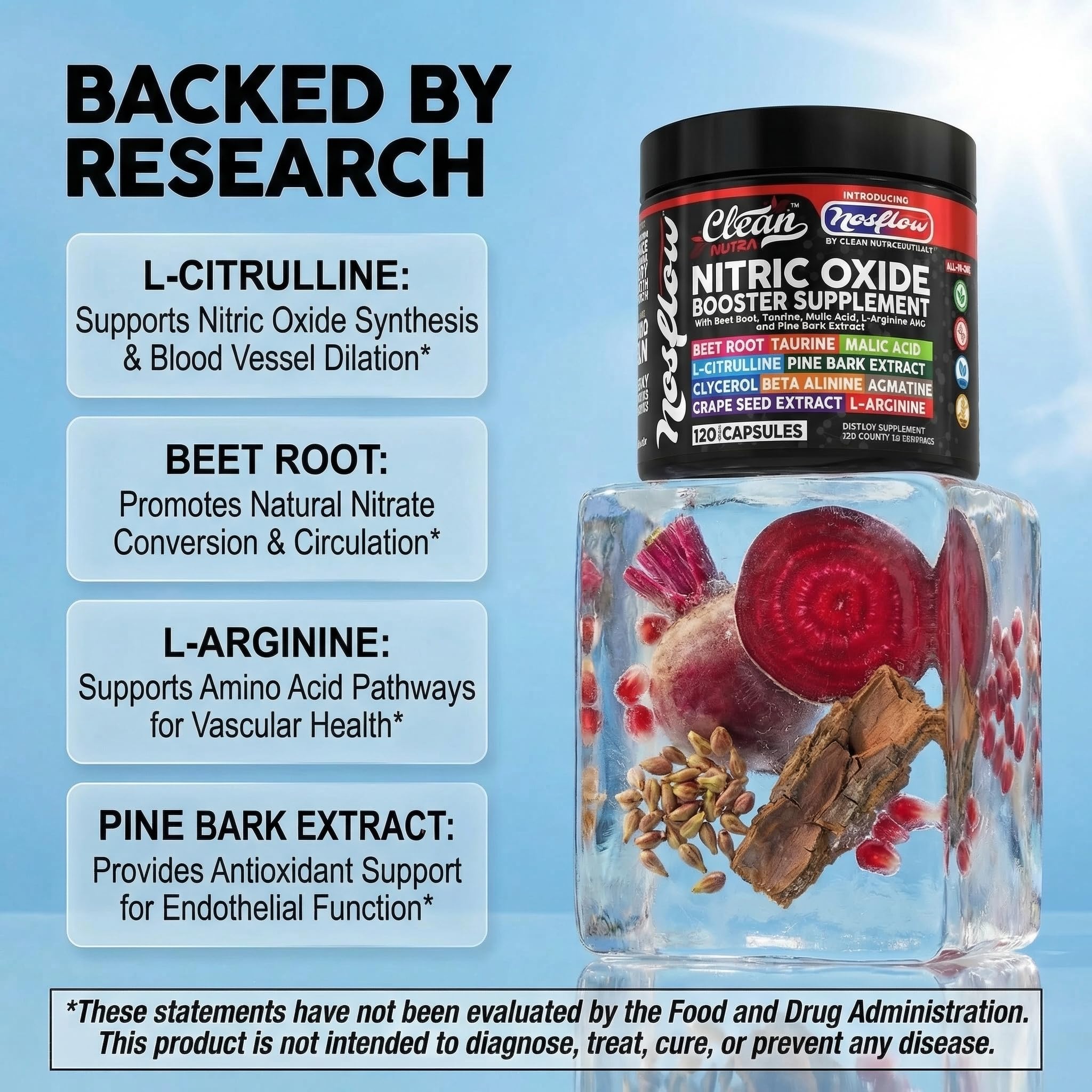 Boost energy with NosFlow supplements