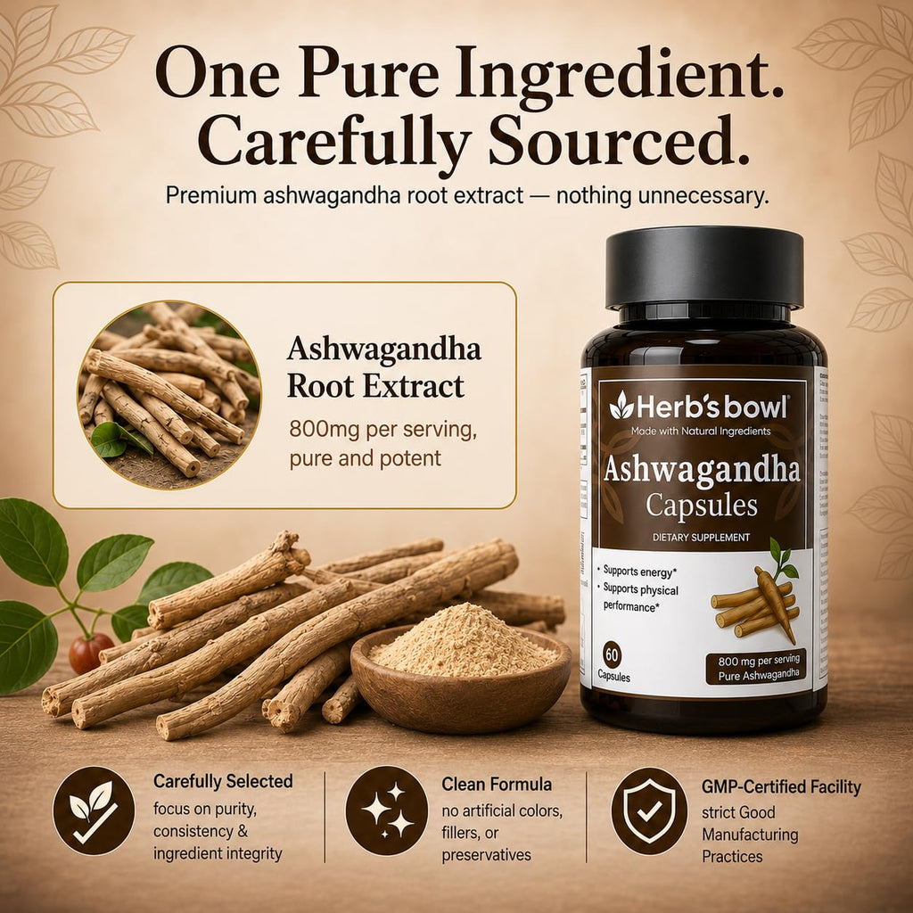Boost energy with organic Ashwagandha