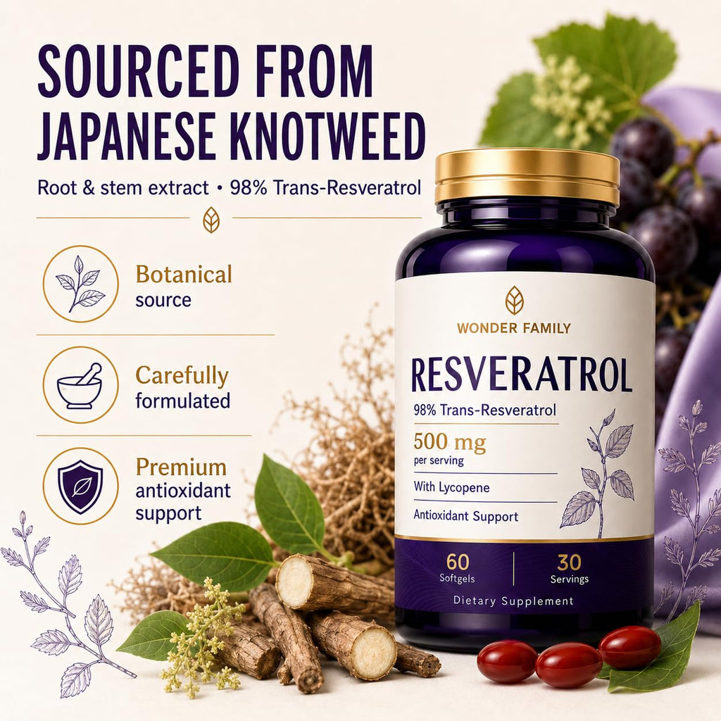 Boost energy with Resveratrol capsules