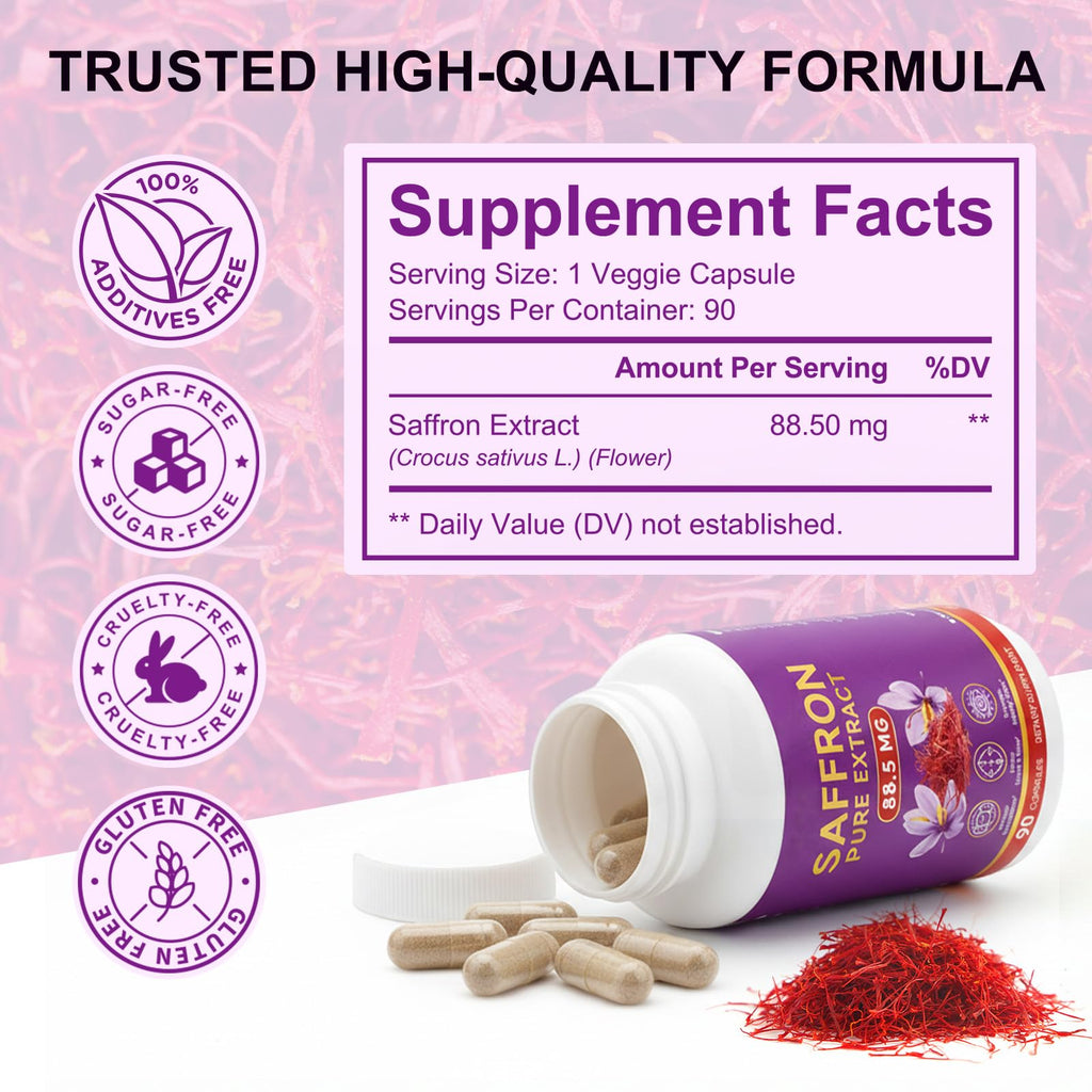 boost energy with saffron capsules