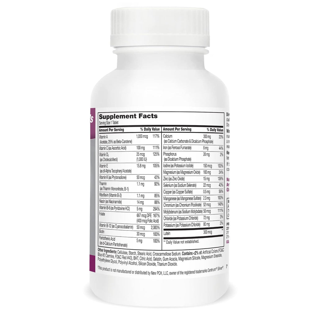 boost energy with senior multivitamins