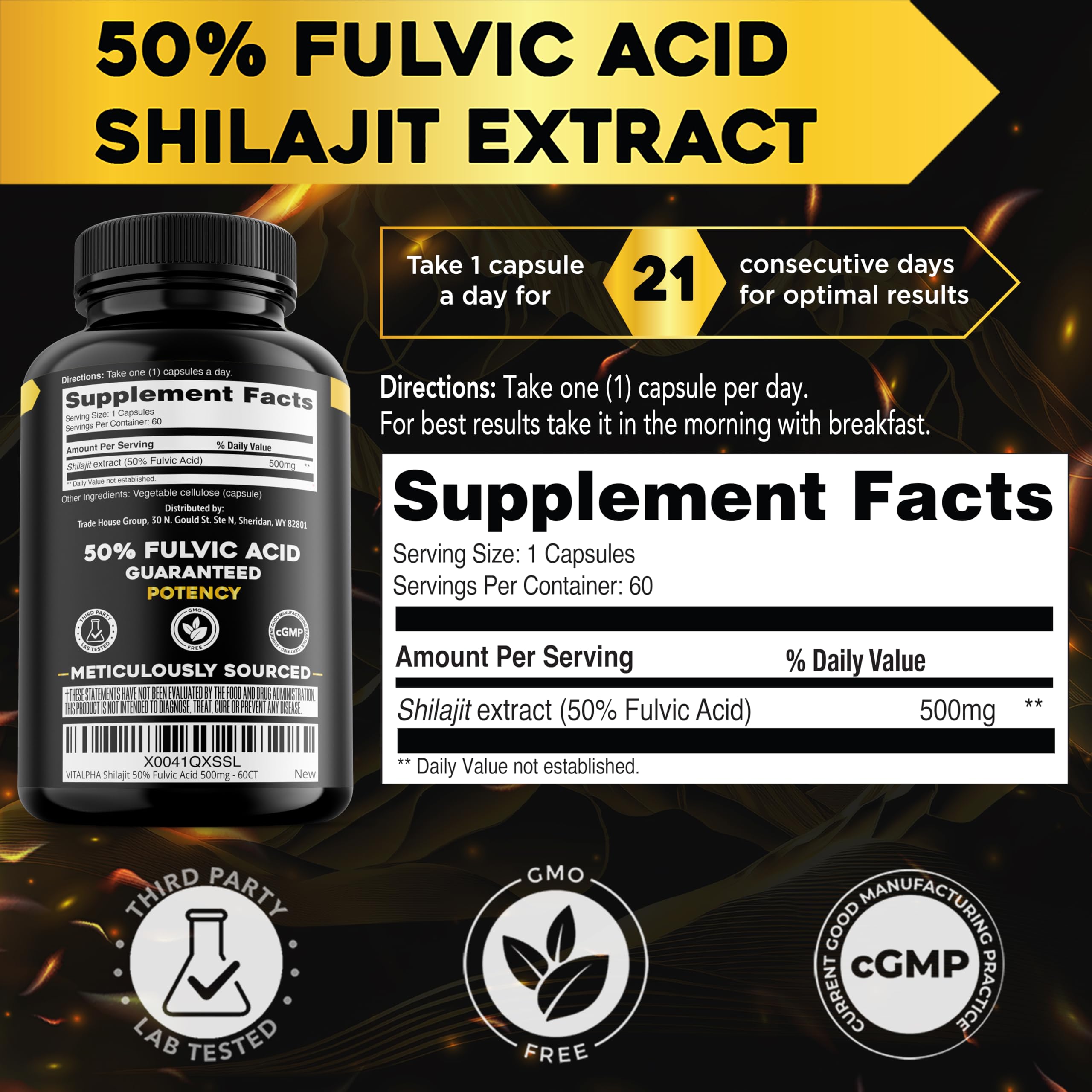 Boost energy with Shilajit capsules