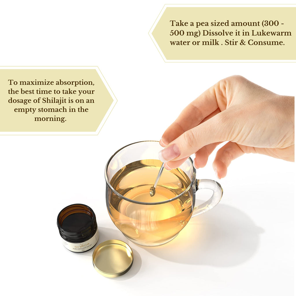 Boost energy with Shilajit resin