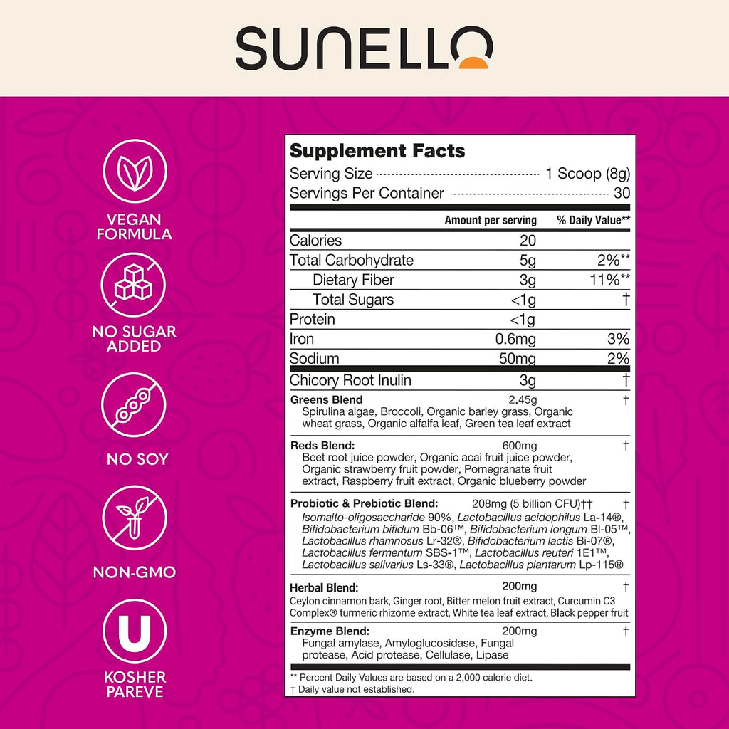 Boost energy with Sunello greens