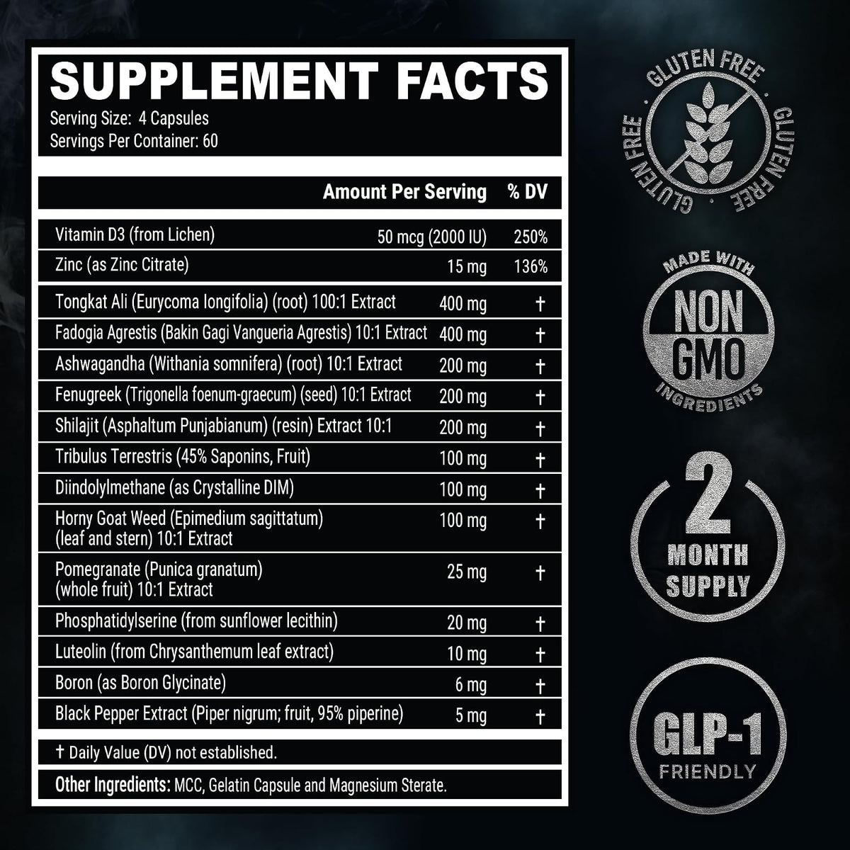 Boost energy with testosterone supplement