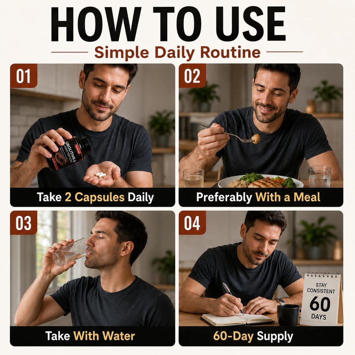 Boost energy with Urolithin A