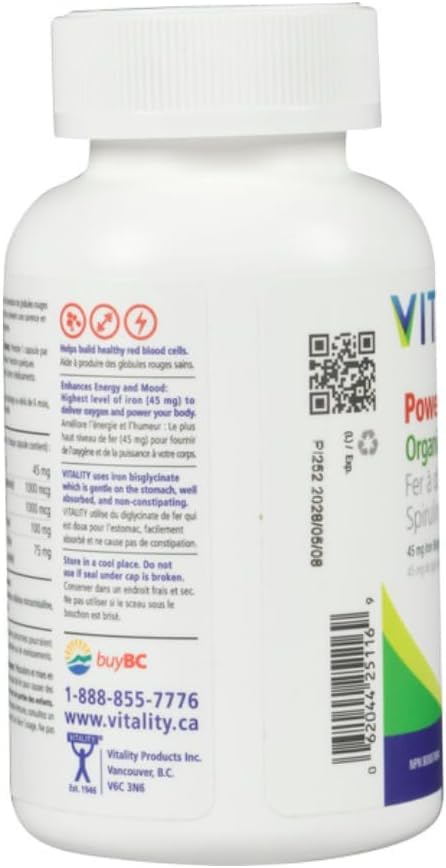 Boost energy with Vitality Power Iron