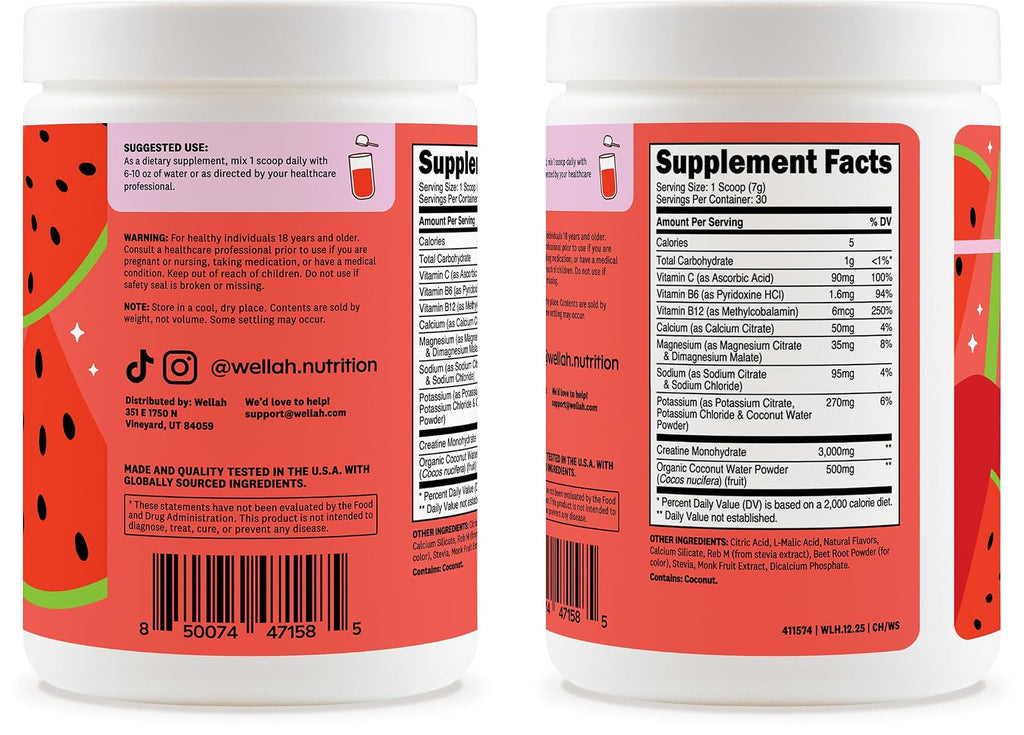 Boost energy with Wellah creatine