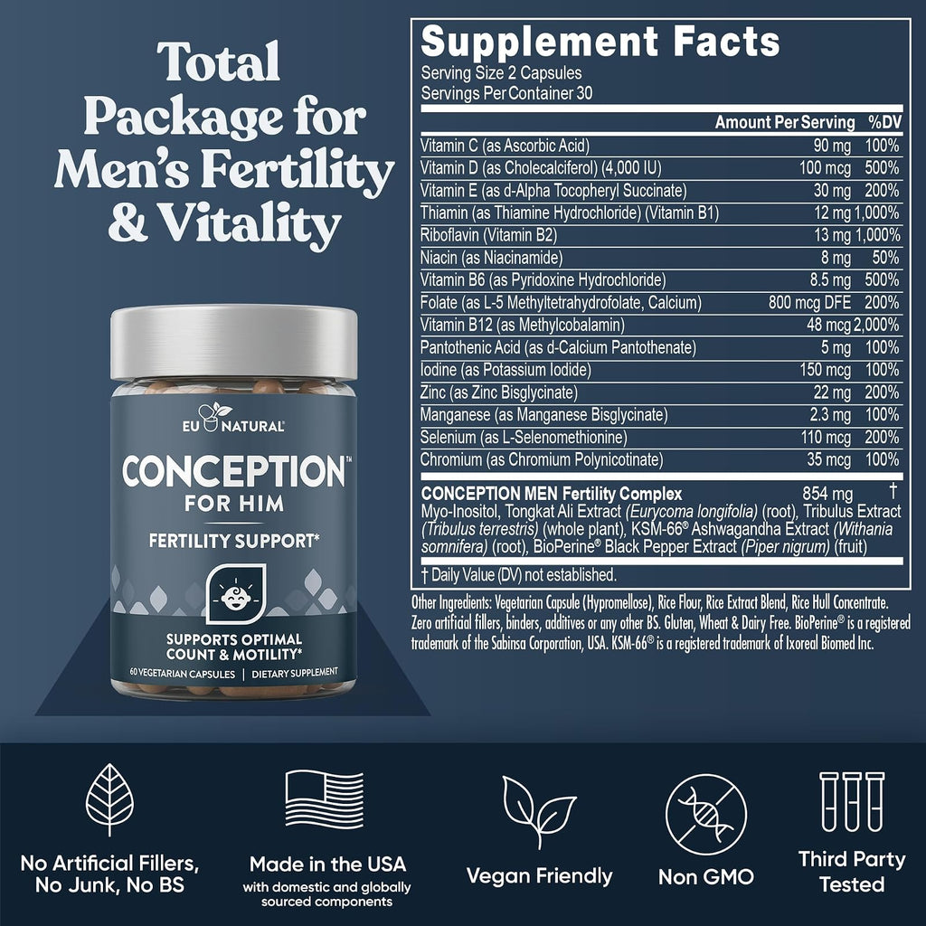 Boost fertility with Conception vitamins