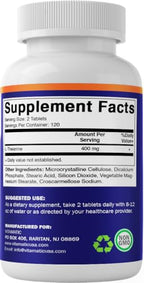 Boost focus with L-Theanine 400 mg