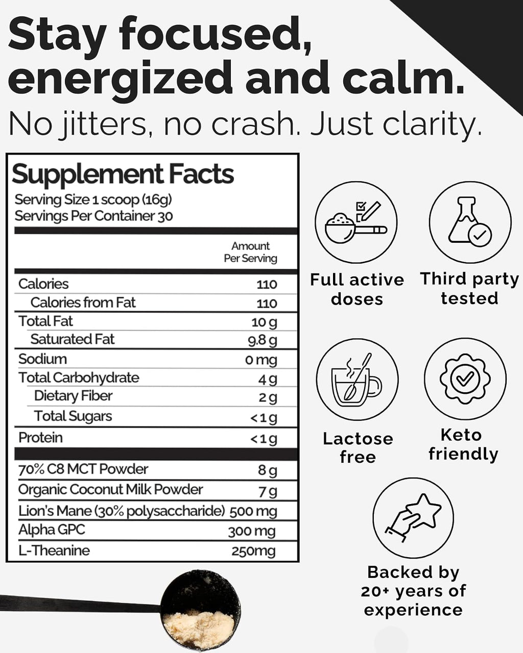 Boost focus with lion's mane