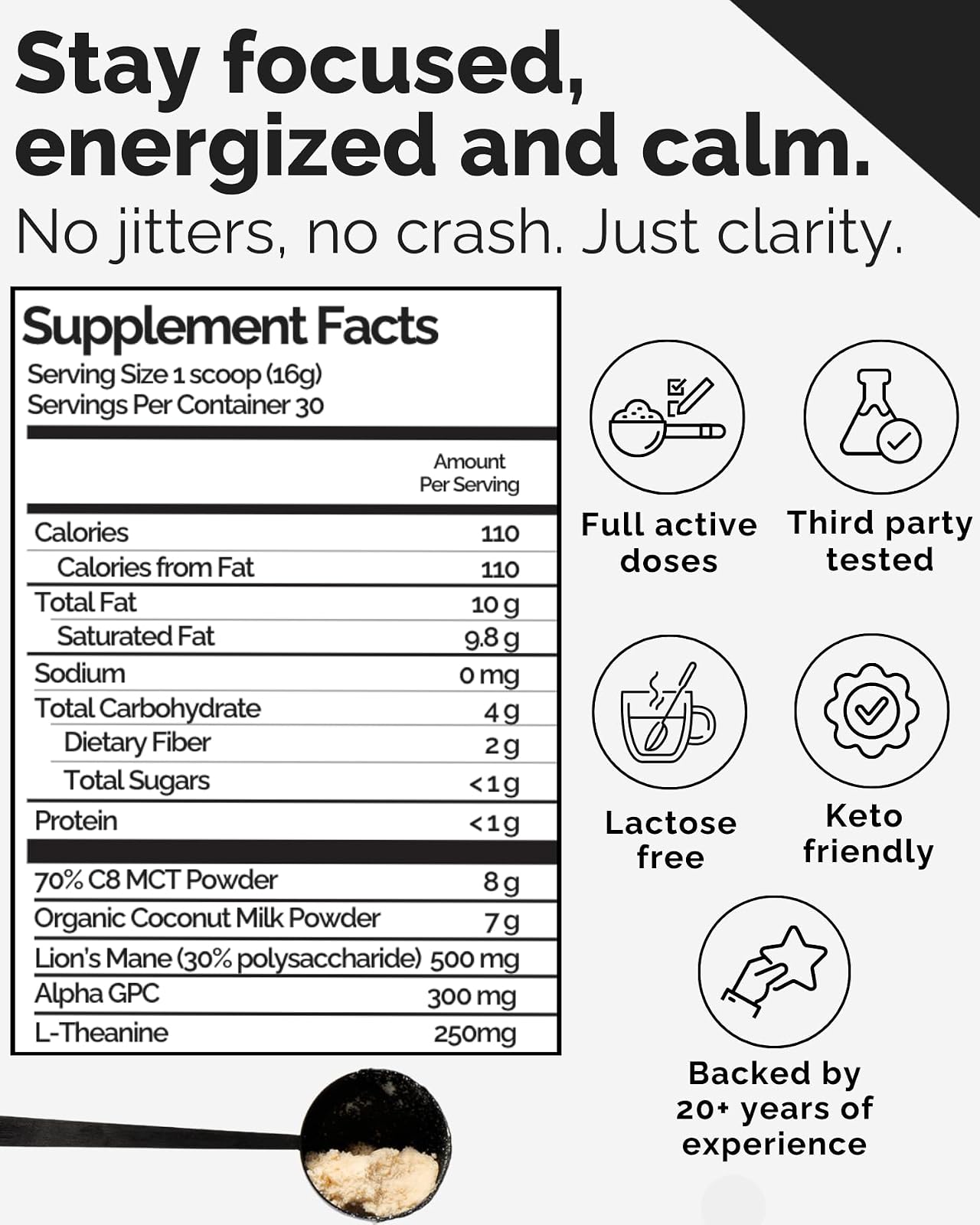 Boost focus with lion's mane