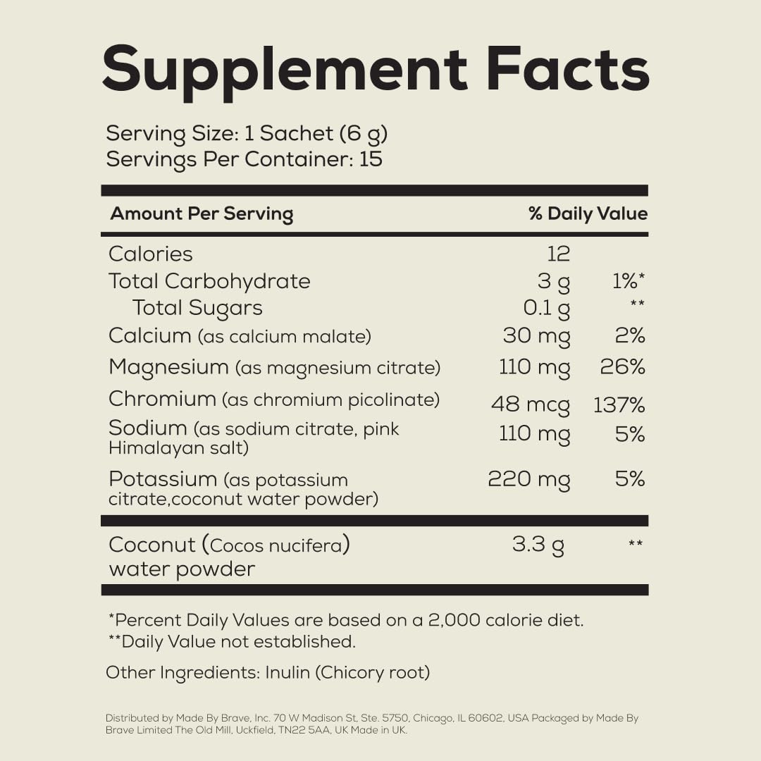 Boost hydration with Ancient + Brave electrolytes