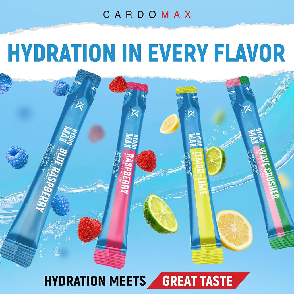 Boost hydration with CardoMax electrolytes