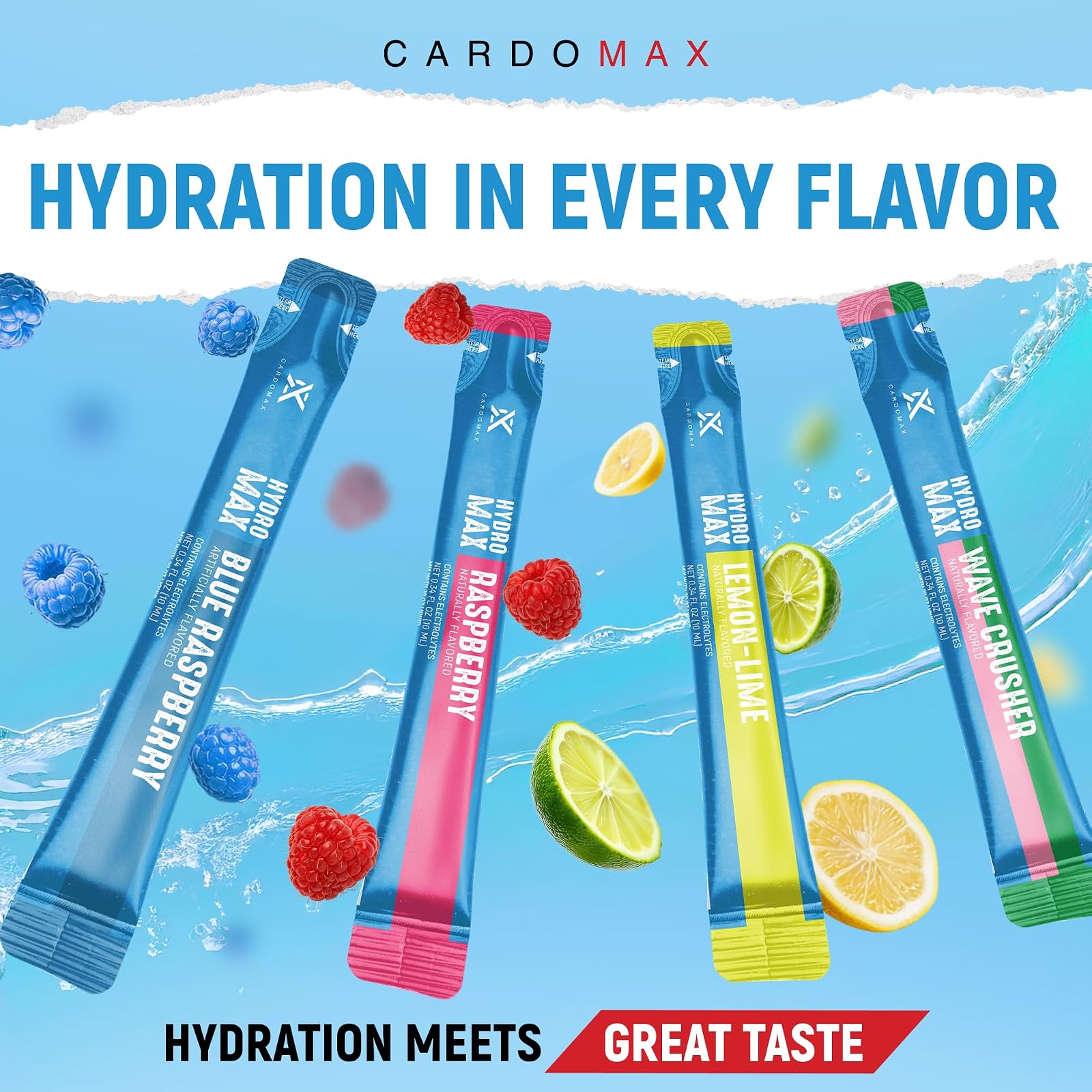 Boost hydration with CardoMax electrolytes