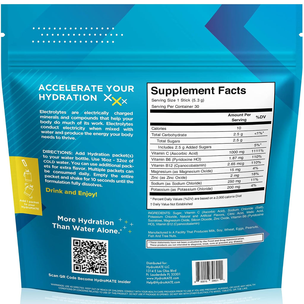 boost hydration with electrolyte powder