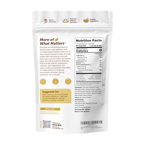 boost hydration with electrolyte powder