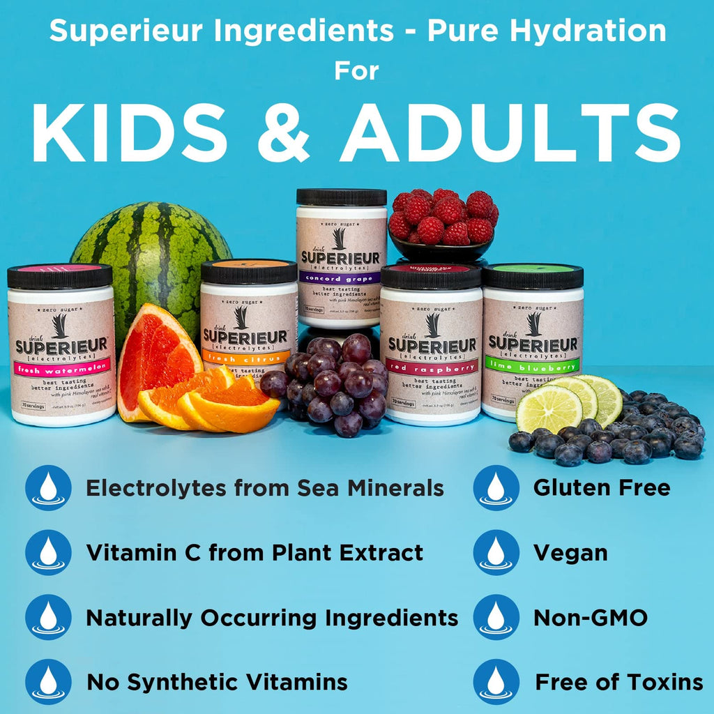 boost hydration with electrolyte powder