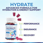 Boost hydration with raspberry gummies