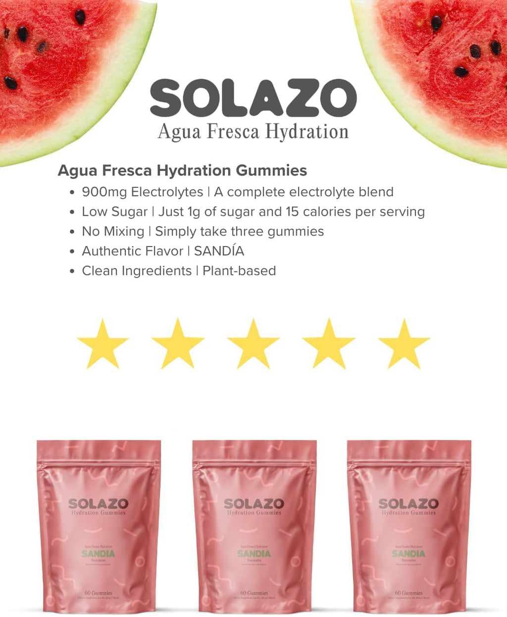 Boost hydration with Solazo gummies