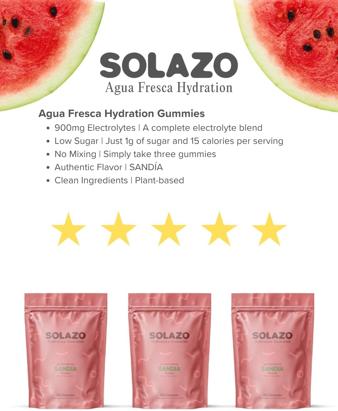 Boost hydration with Solazo gummies
