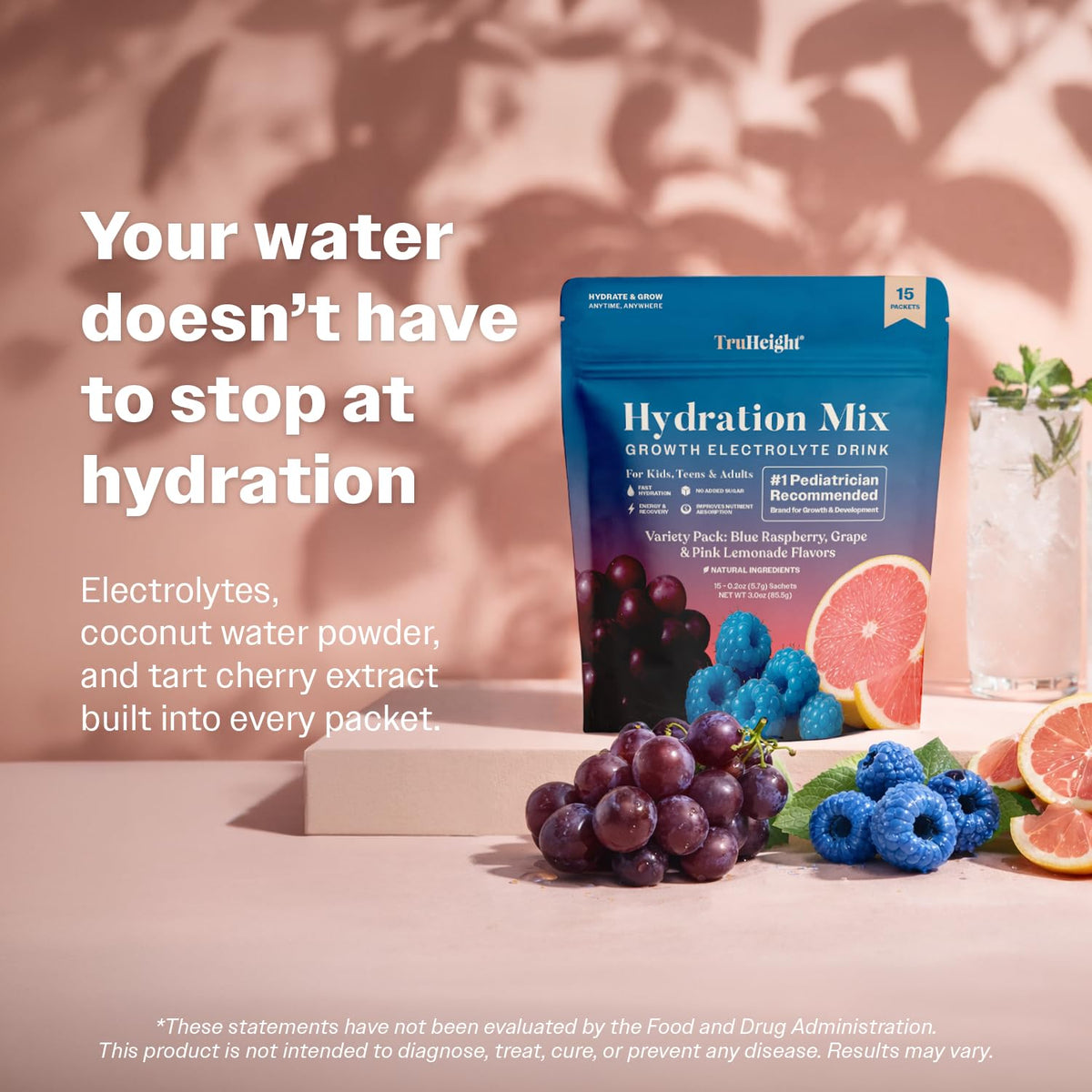 boost hydration with TruHeight packets
