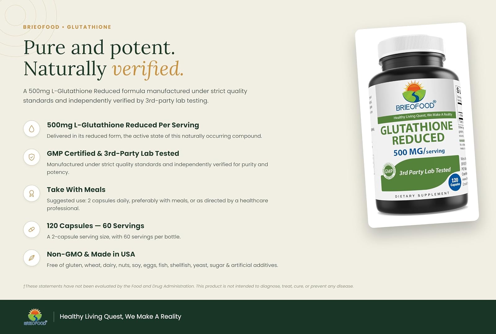 Boost immune system with glutathione