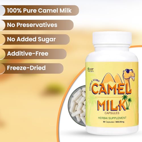 Boost immunity with camel milk capsules