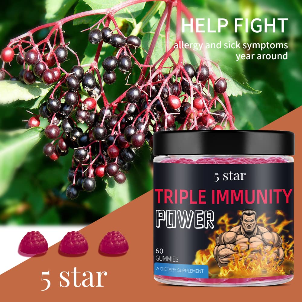 Boost immunity with elderberry gummies
