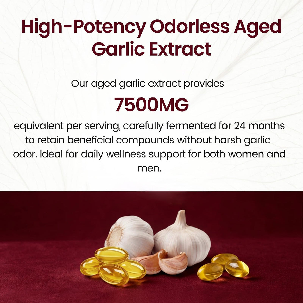 Boost immunity with garlic extract