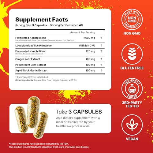 Boost immunity with kimchi capsules